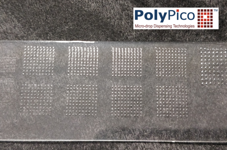 PolyPico dispenses medical adhesive in volumes as low as 30pl | Polypico